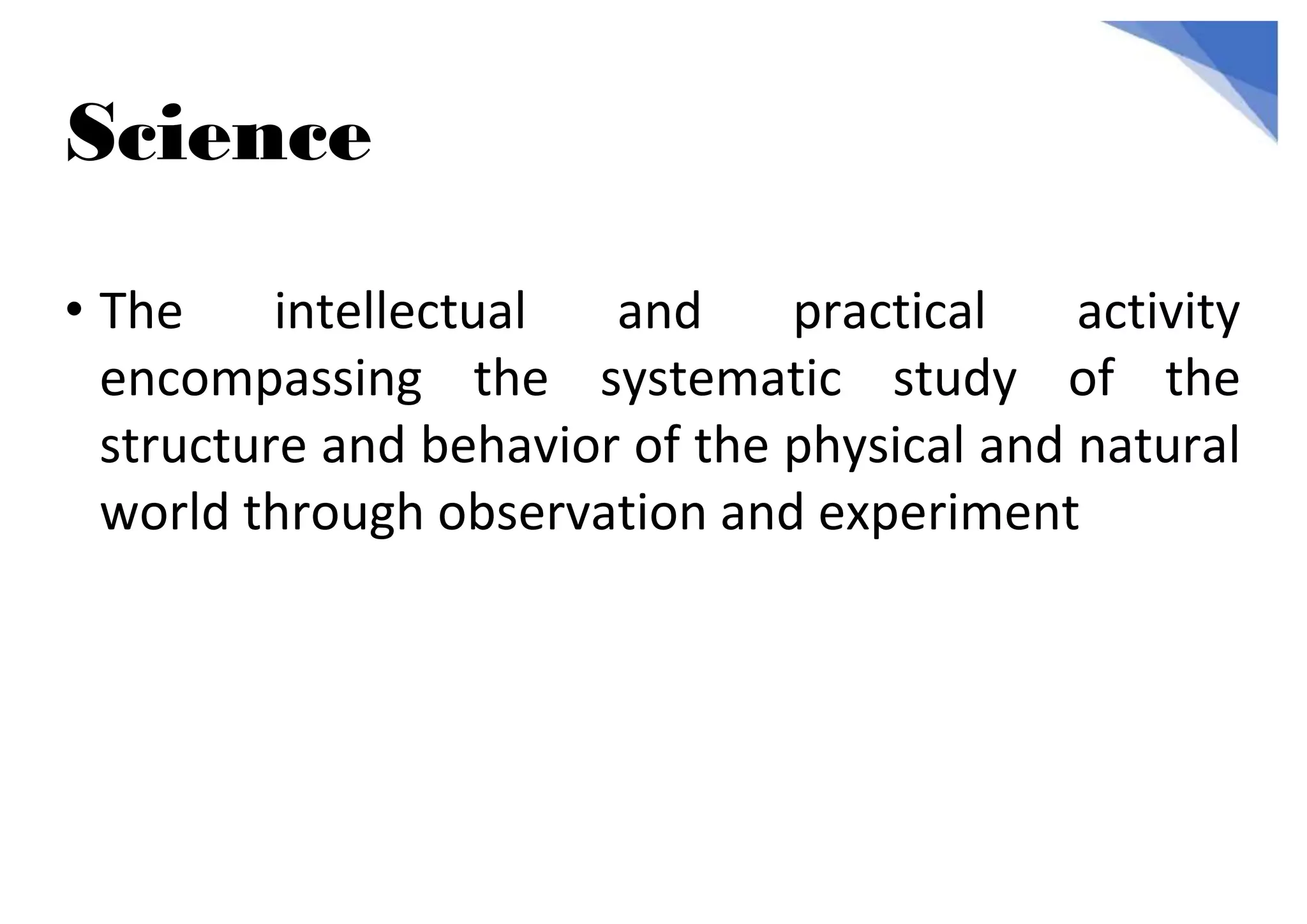 Science mel cs-elem | PPTX