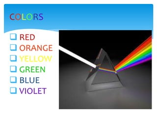 SCIENCE -MODULE 4.powerpoint characteristics of light , speed, and ...