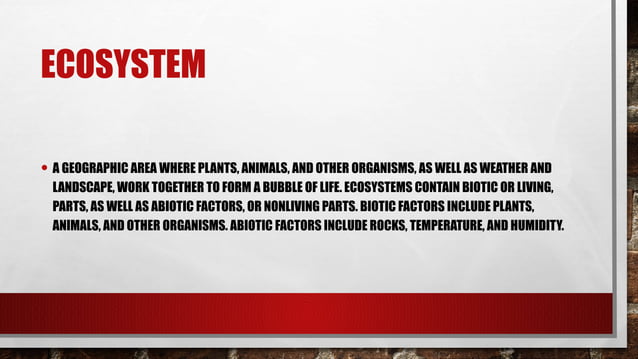 Science-of-ecosystems. Understanding ecosystem pptx | PPTX