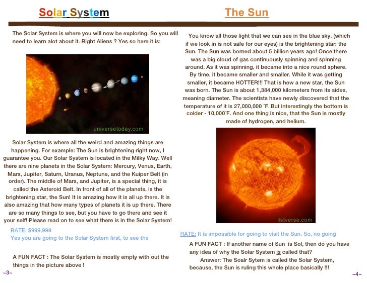 Tabassum's Solar System Brochure
