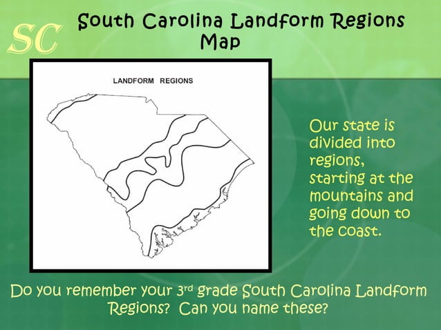 Science -south carolina landforms power point | PPT
