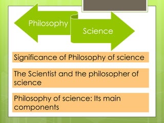 Science technology-society from the perspective of philosophy of ...