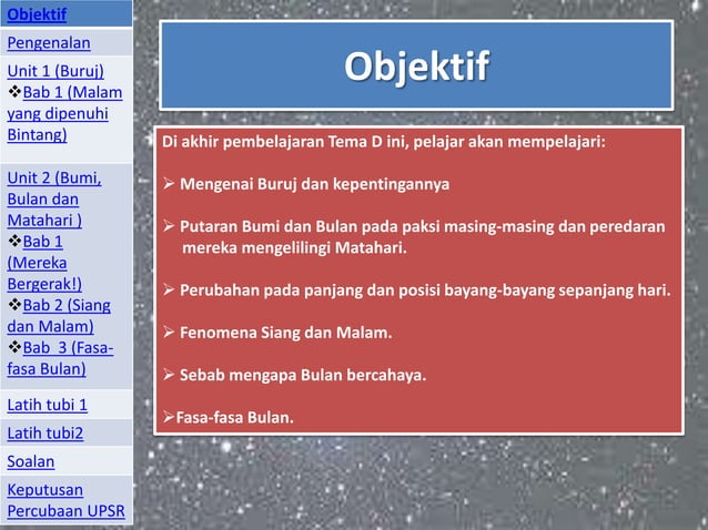Science tahun 5- buruj | PPTX