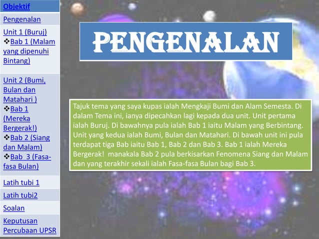 Science tahun 5- buruj | PPTX