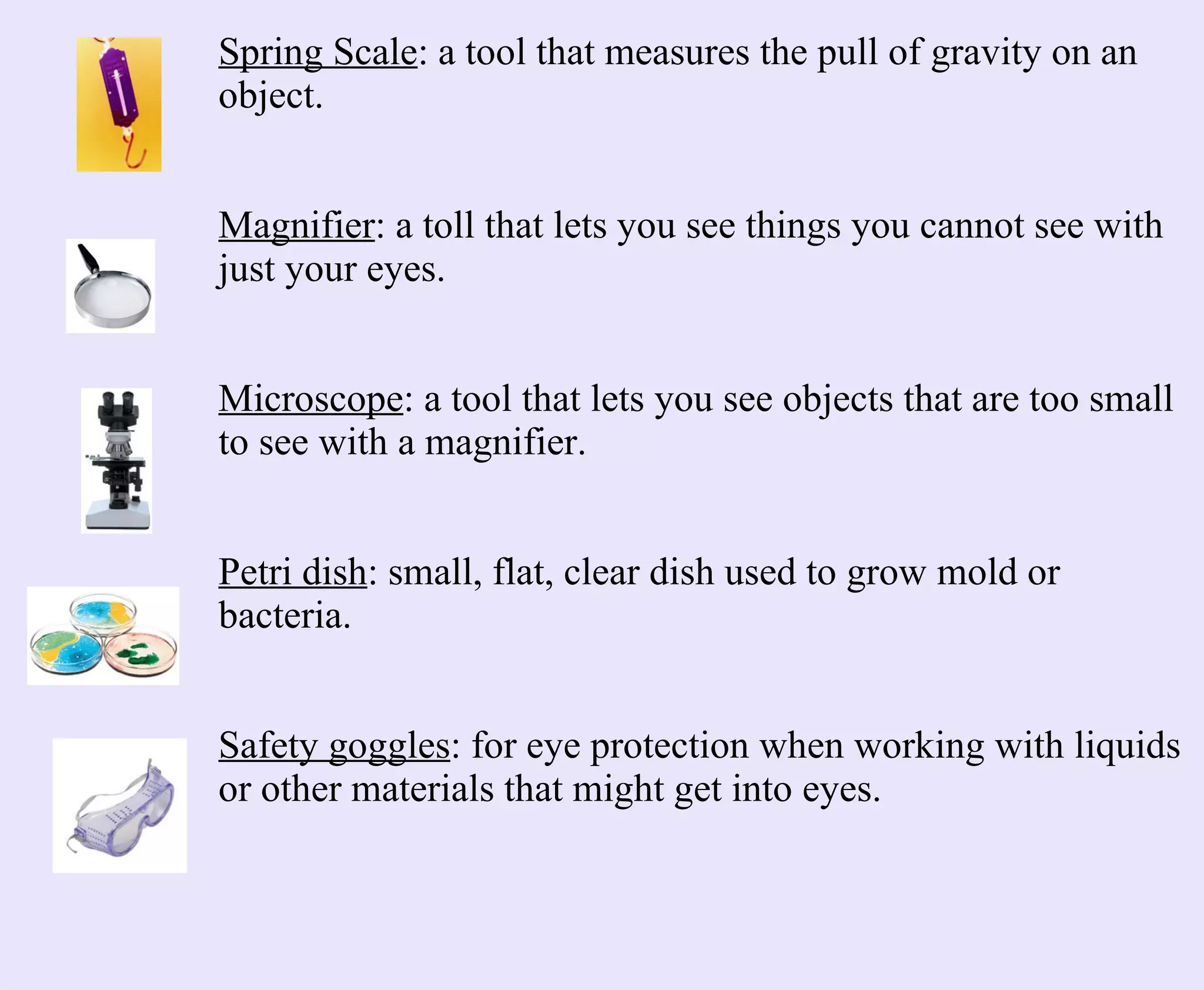 Science Tools | PPT