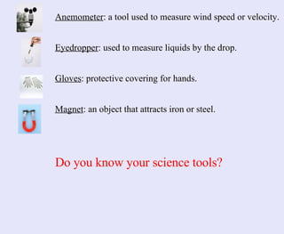 Science Tools | PPT