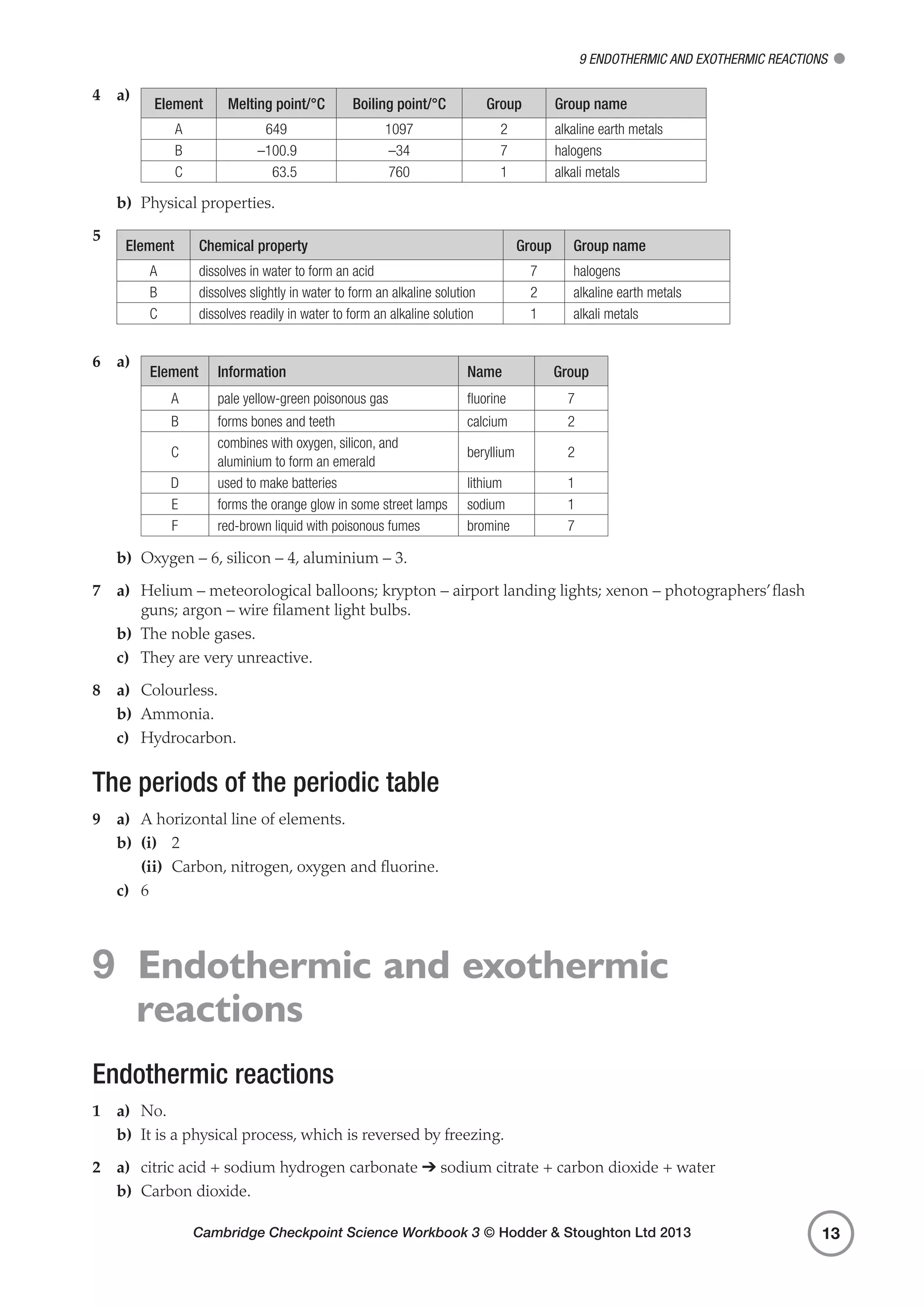 Science workbook-3-answers | PDF