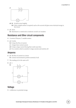Science workbook-3-answers | PDF