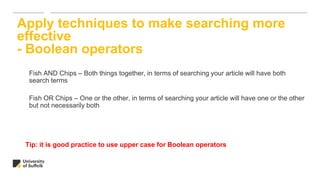 Introduction to searching | PPT