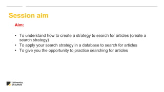 Introduction to searching | PPT