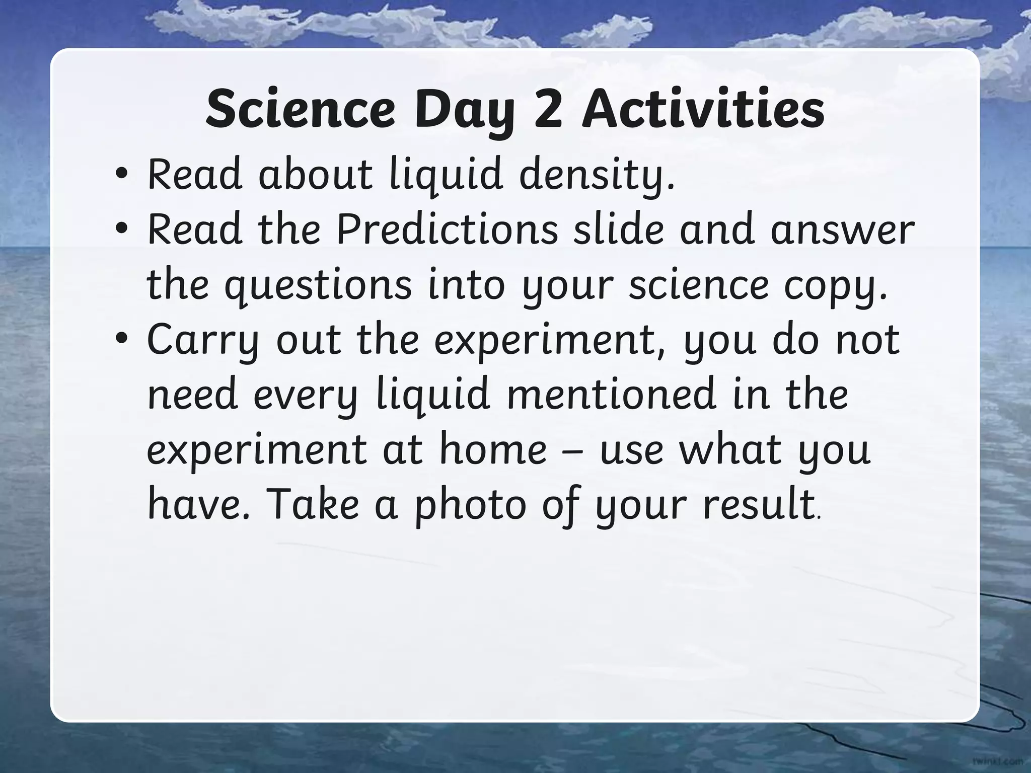 Science- Density | PPT