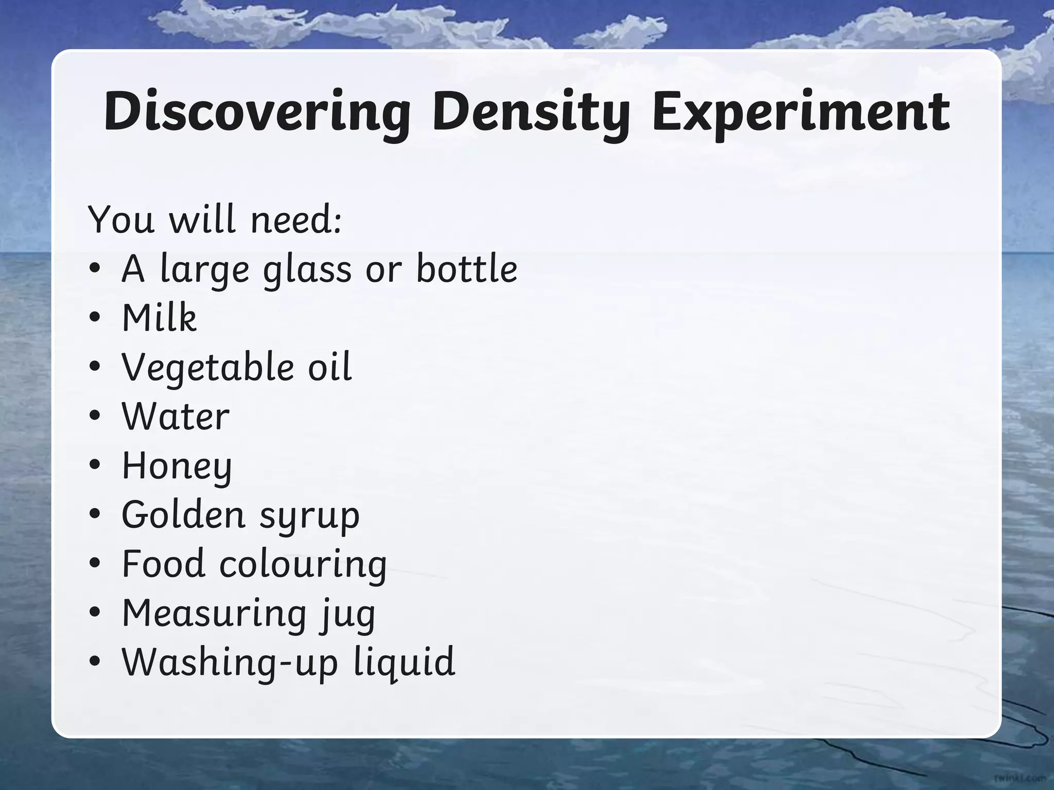 Science- Density | PPT