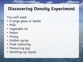 Science- Density | PPT