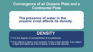 Science 10 - 3. Processes and Landforms Along With Convergence of ...