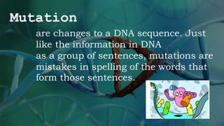 Genetic Mutations Chromosomal and DNA Mutations | PPT