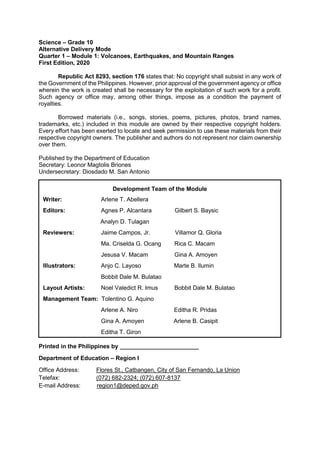 science10_q1_mod1_volcanoes-earthquakes-and-mountain-ranges ...
