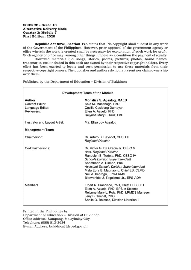 Science10_Q3_ver4_Mod5.pdf | Genetics | Science