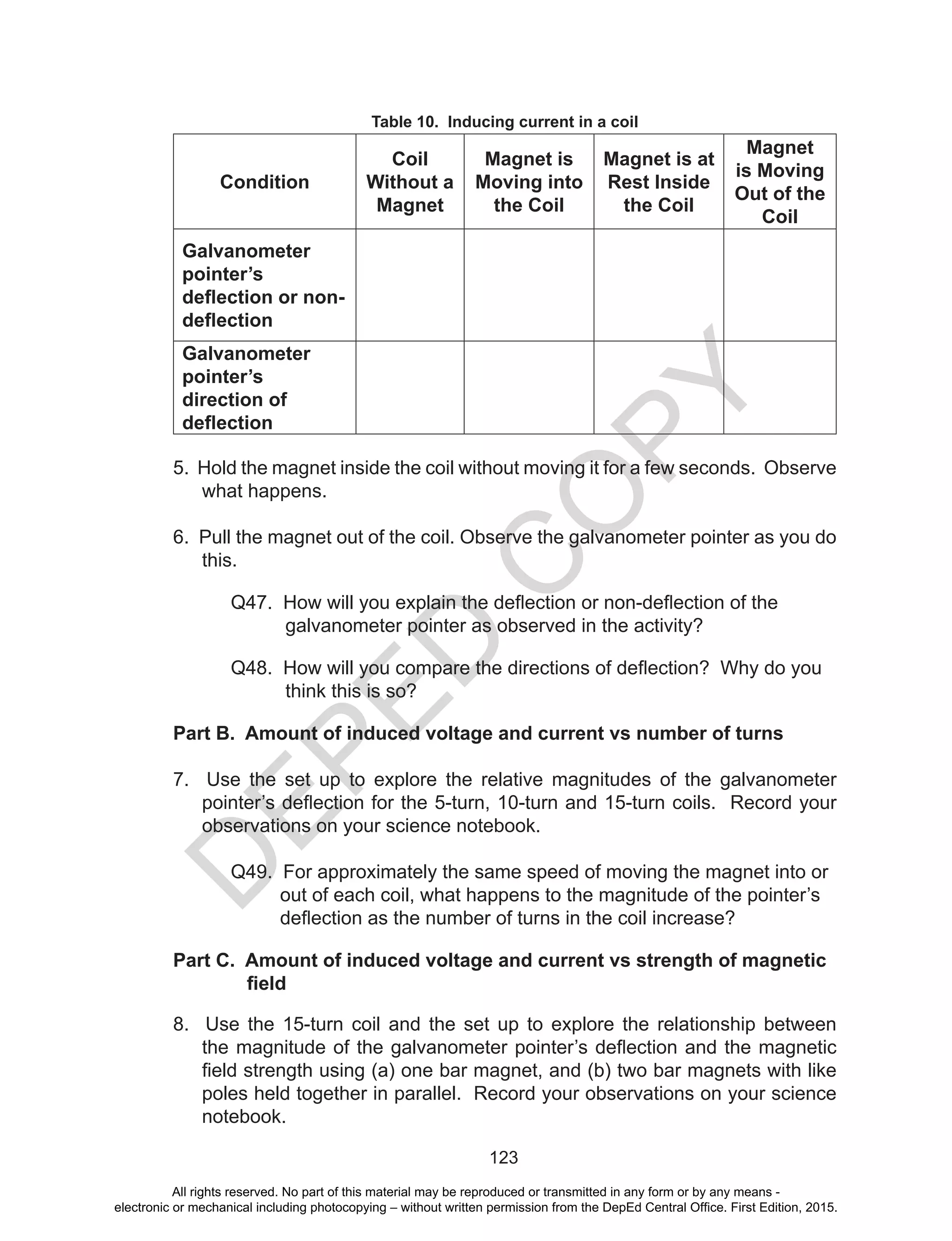 Science 10 Unit 2 LM | PDF