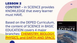 SCIENCE 1 Teaching Science in the Elementary Grades | PPTX