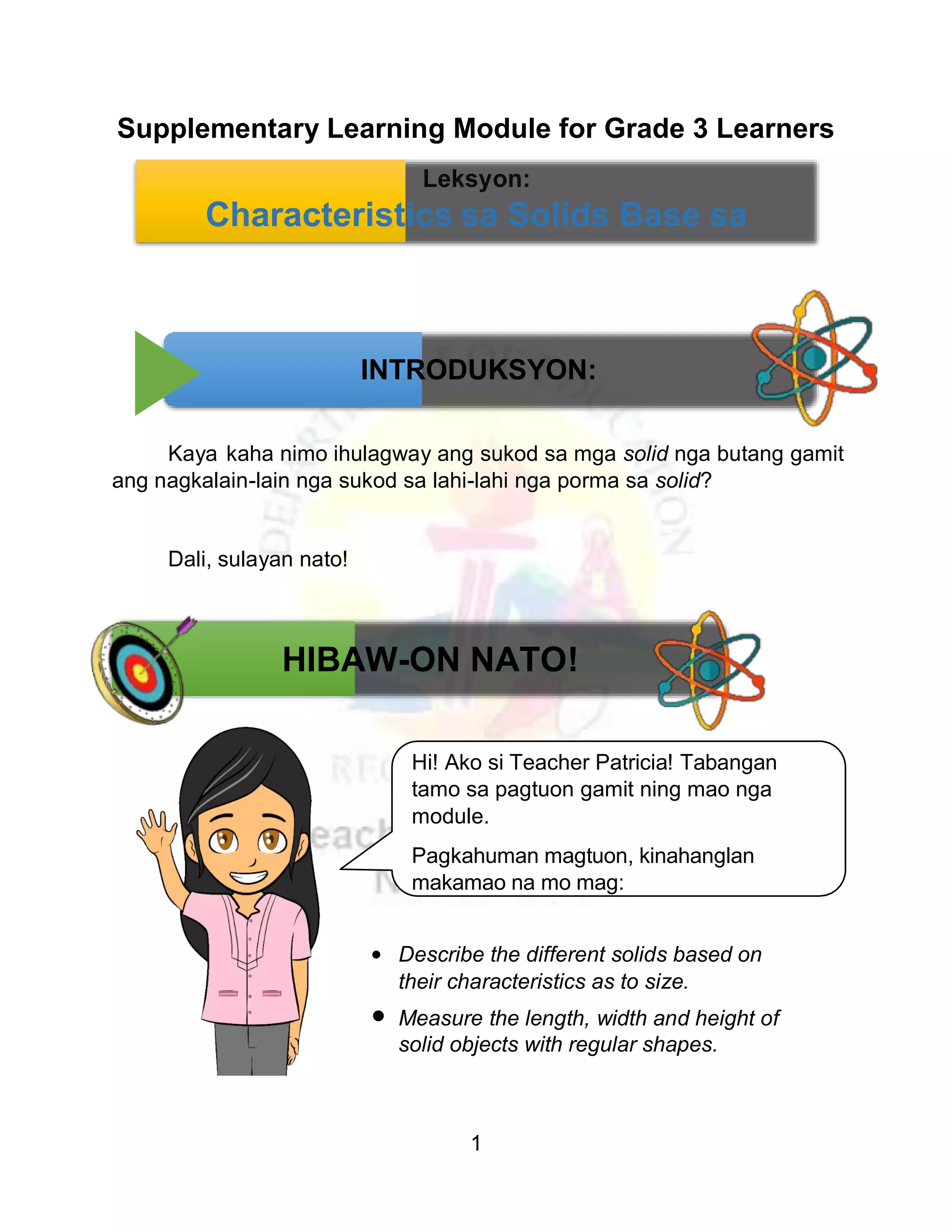 Science3 q1-module 4 cebuano | PDF