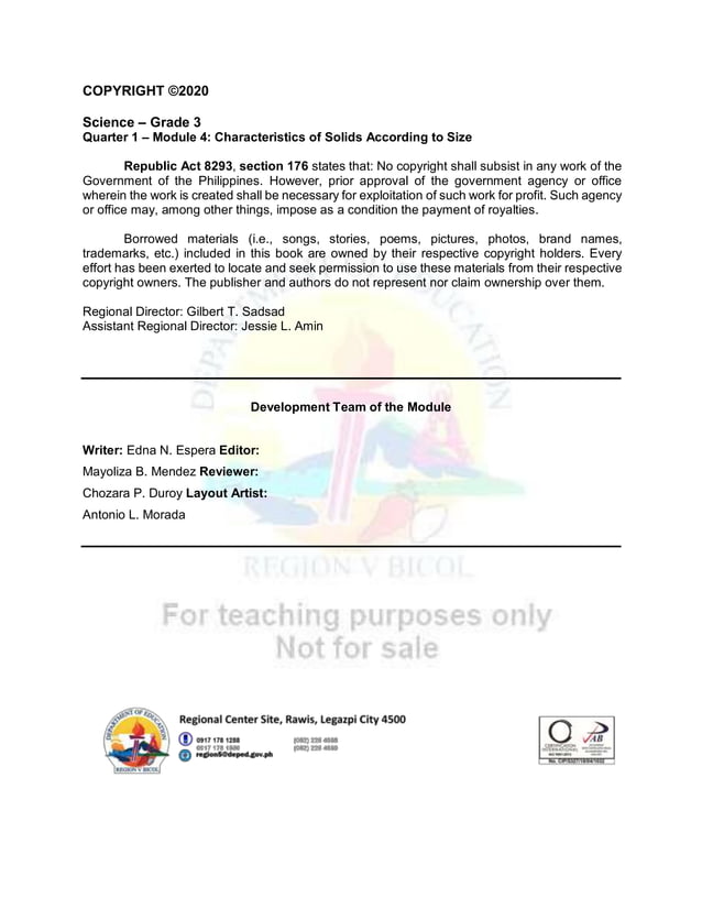 Science3 q1-module 4 cebuano | PDF