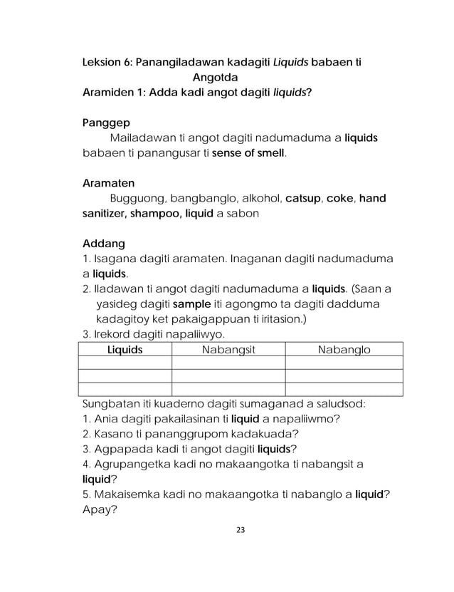 LM Science 3 iloko | PDF
