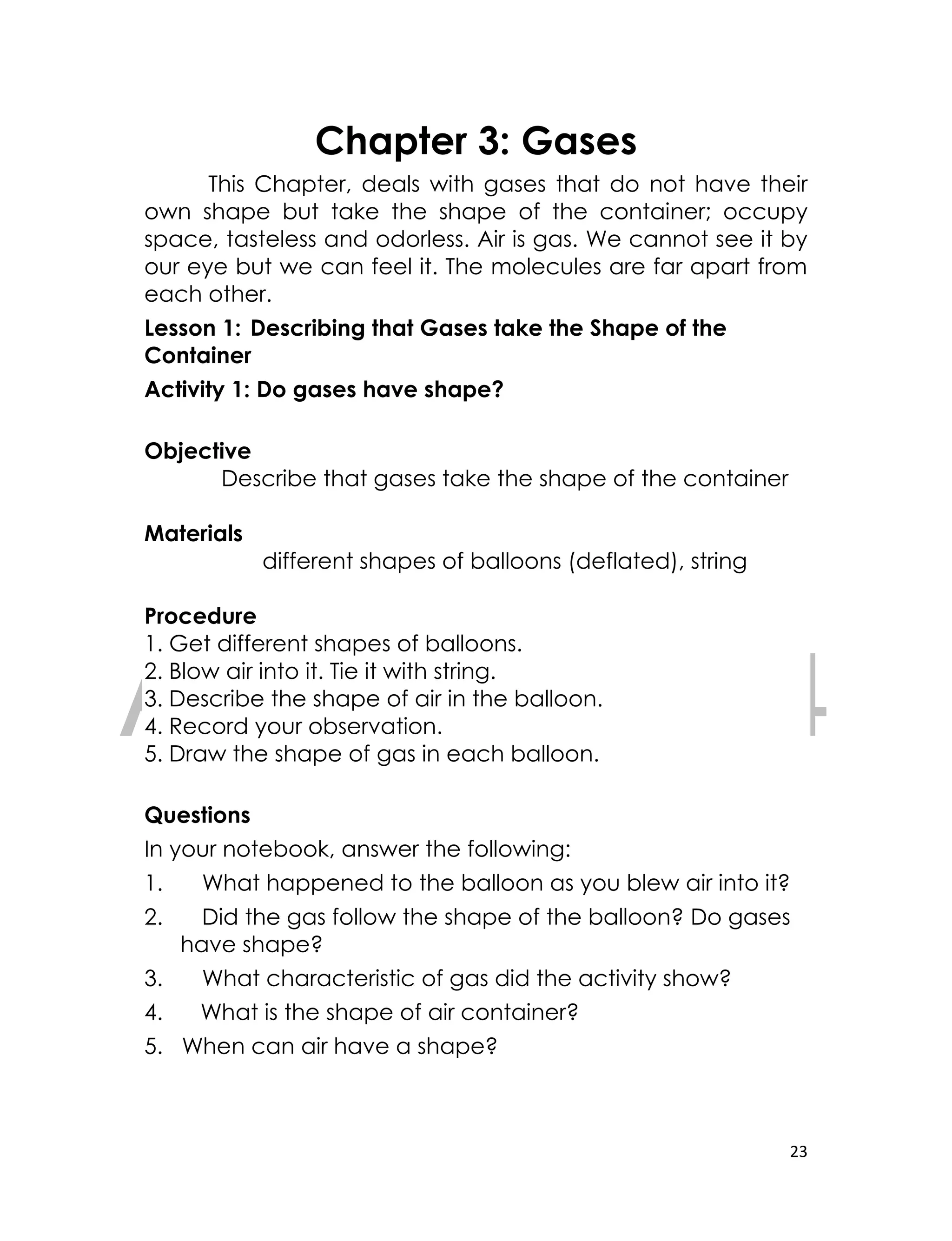 Grade 3 Science Learners Module | PDF | Chemistry | Science