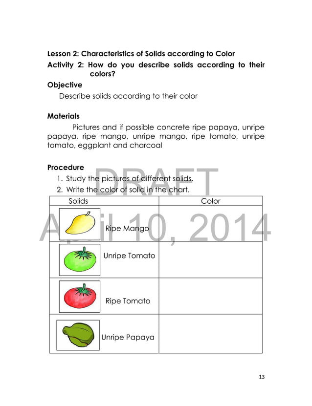 Grade 3 Science Learners Module | PDF | Chemistry | Science