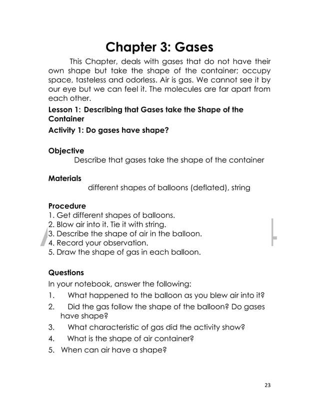 Grade 3 Science Learners Module | PDF | Chemistry | Science
