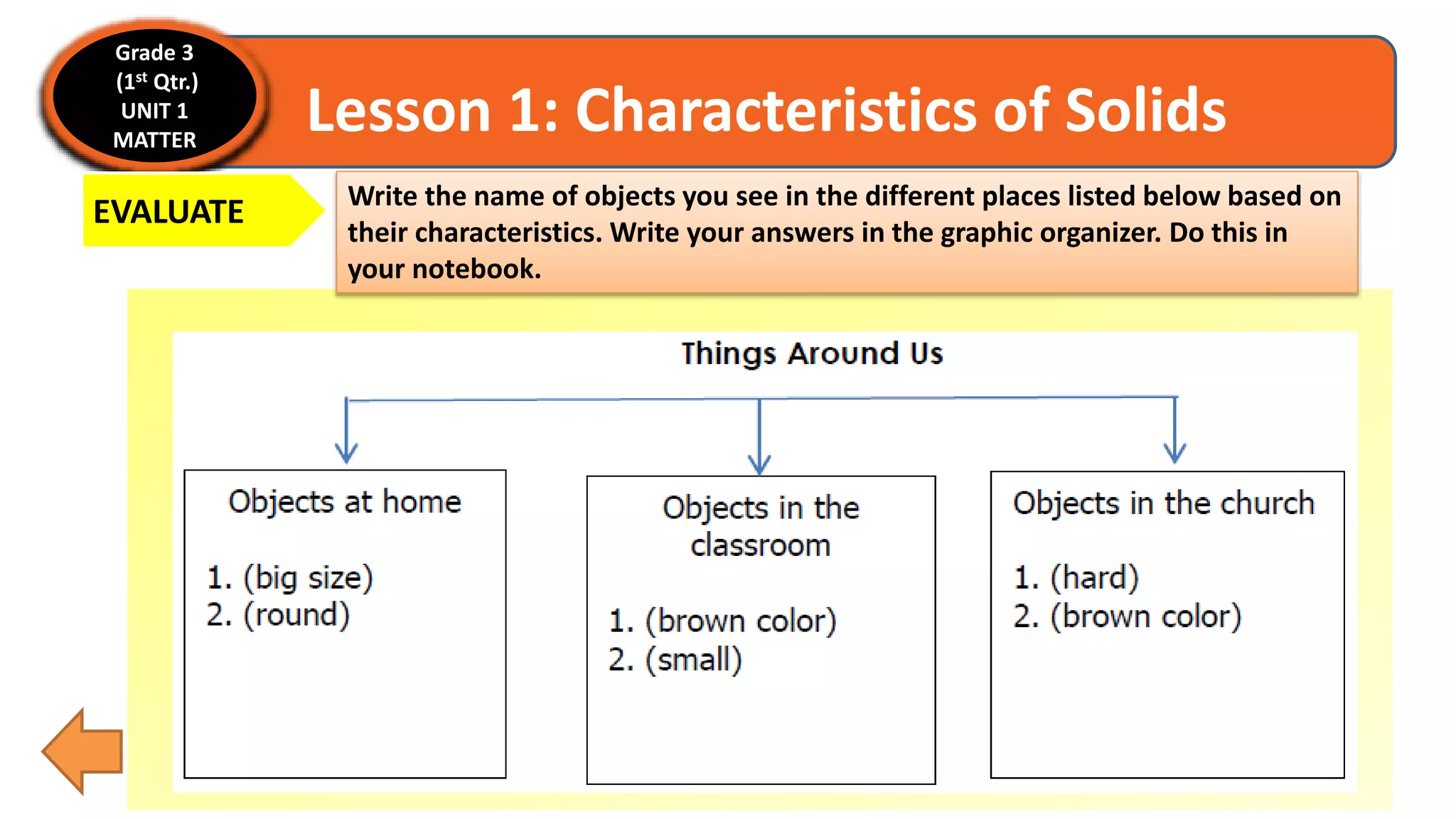 Science Grade 3 1st Quarter Week 1 Lesson 1 | PPTX