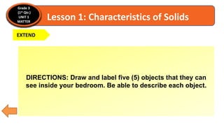 Science Grade 3 1st Quarter Week 1 Lesson 1 | PPTX