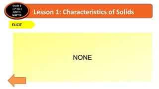 Science Grade 3 1st Quarter Week 1 Lesson 1 | PPTX