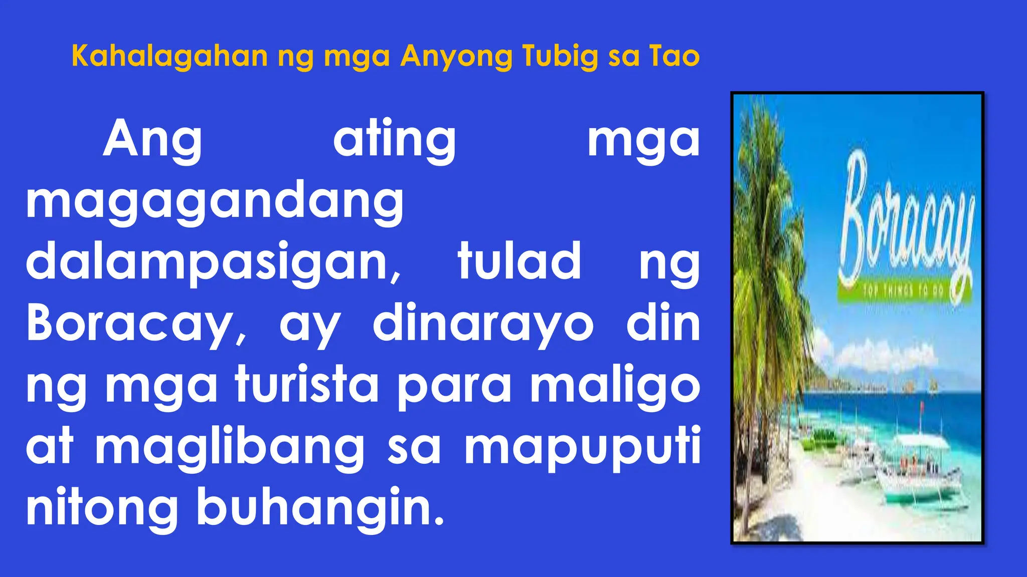 Science 3 Quarter 4 Week 2 Mga Bagay sa Ating Kapaligiran (Anyong Tubig ...