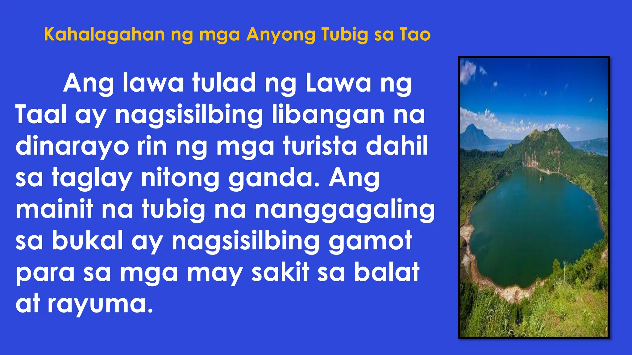 Science 3 Quarter 4 Week 2 Mga Bagay sa Ating Kapaligiran (Anyong Tubig ...