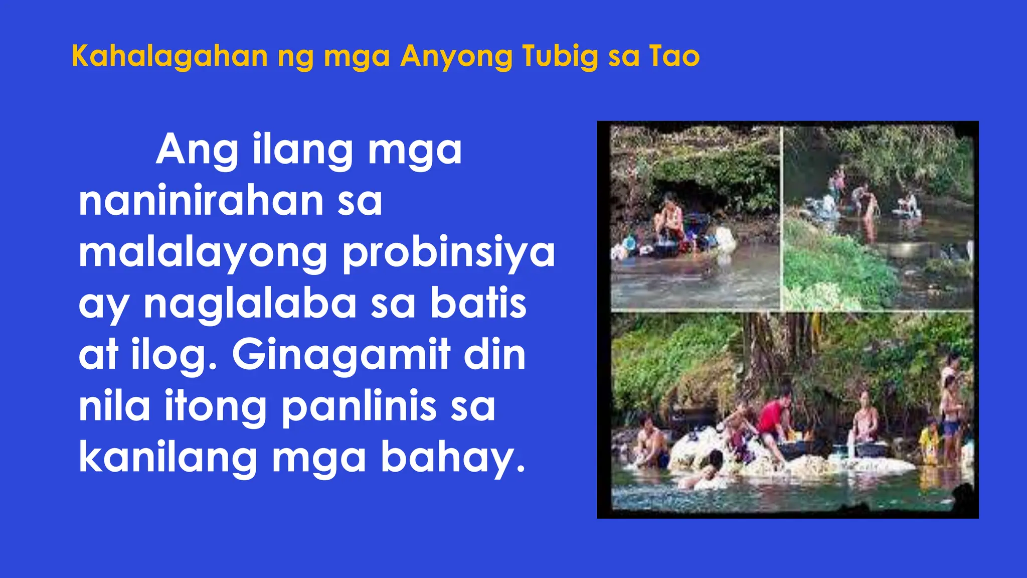 Science 3 Quarter 4 Week 2 Mga Bagay sa Ating Kapaligiran (Anyong Tubig ...