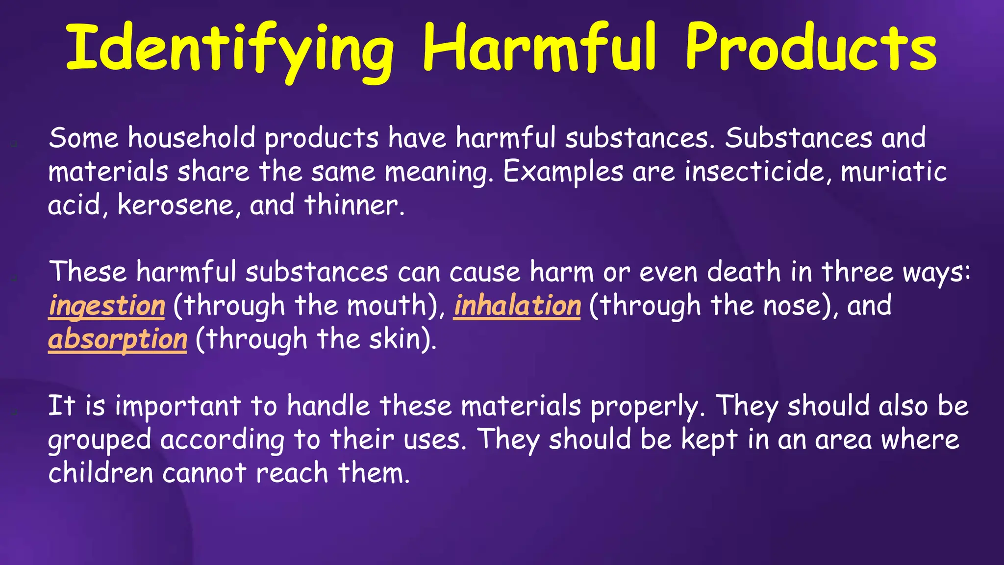 Science 3rdQ Lesson 3 - Classifying Materials at Home for Safety.pptx ...