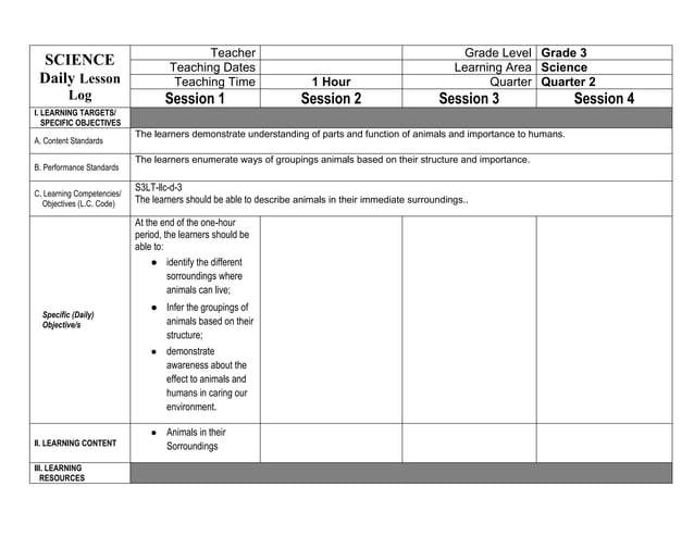 Science 3 template for 7Es.docx | Educational Assessment | Education