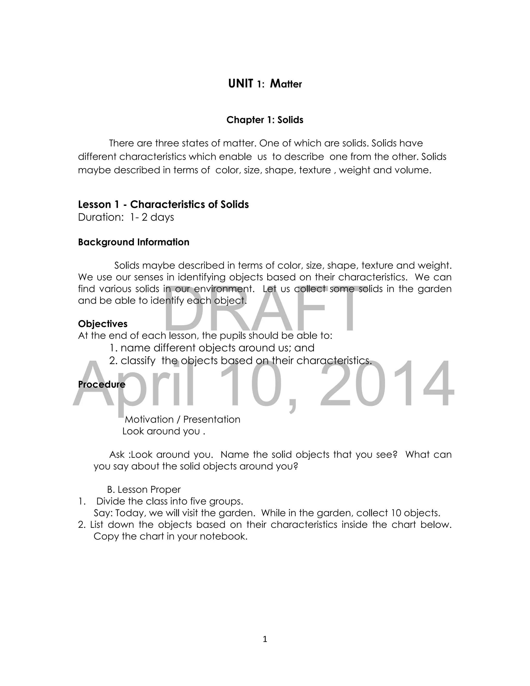 Grade 3 Science Teachers Guide | PDF