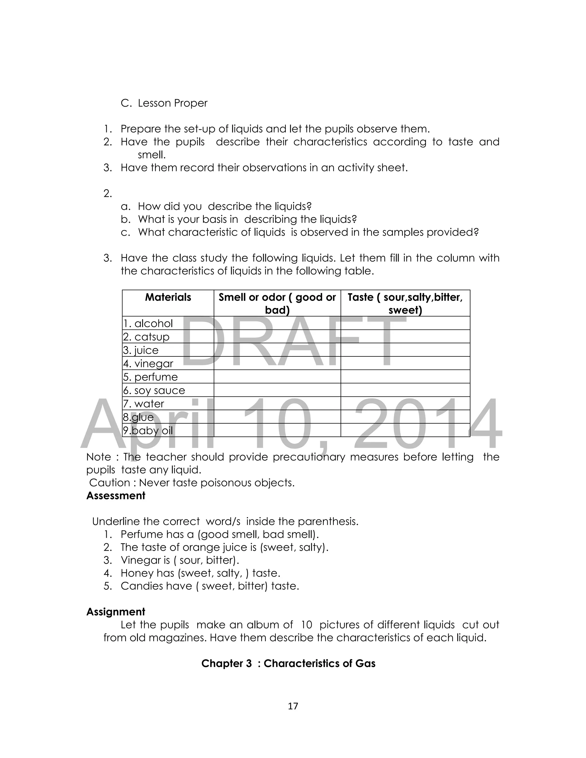 Grade 3 Science Teachers Guide | PDF