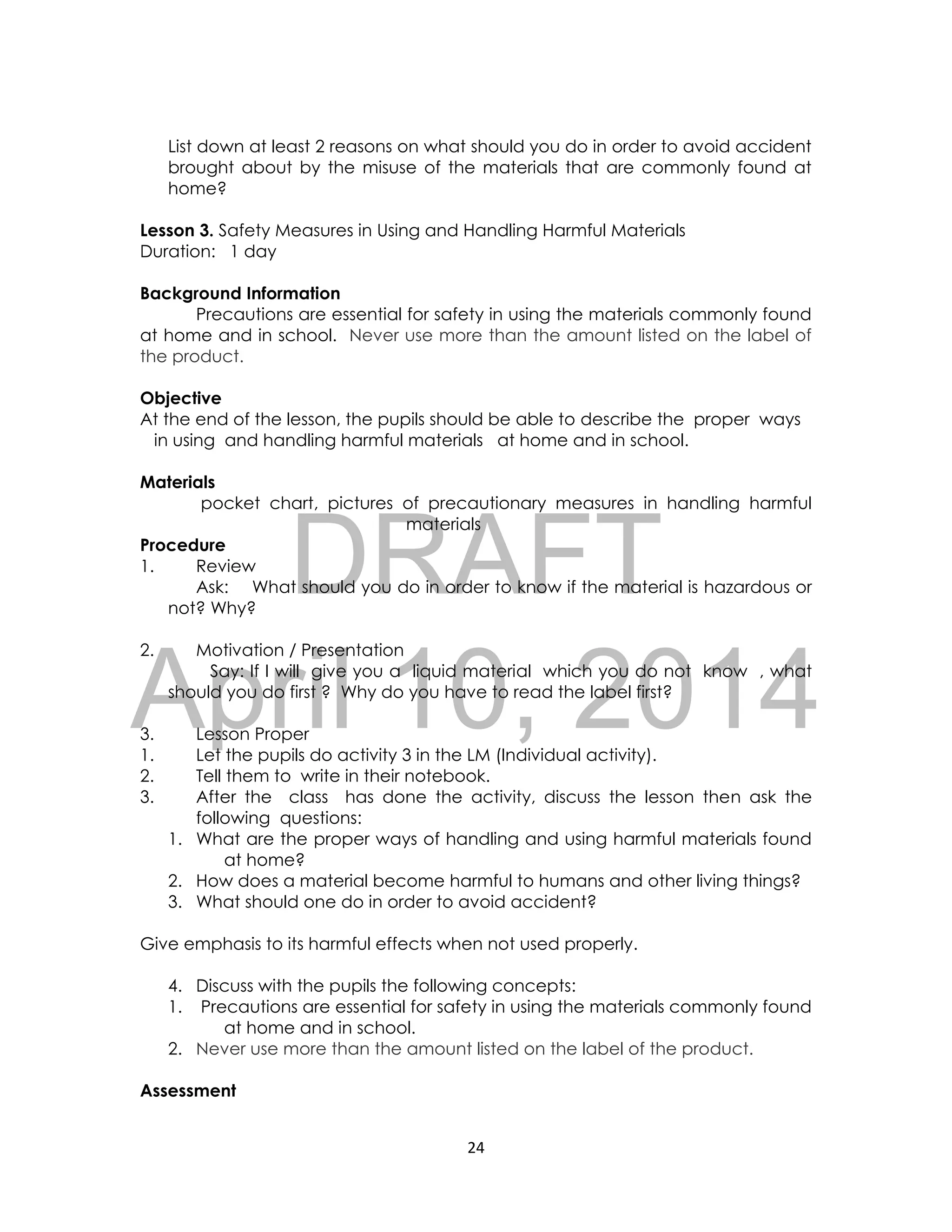 Grade 3 Science Teachers Guide | PDF