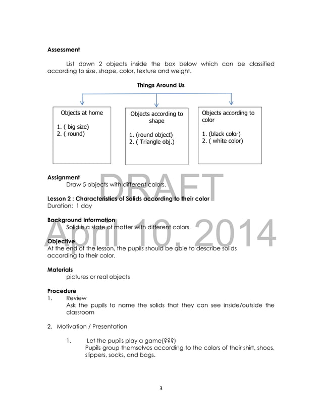 Grade 3 Science Teachers Guide | PDF
