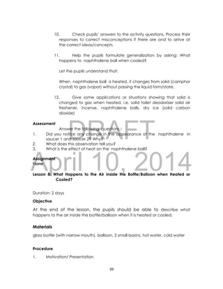 Grade 3 Science Teachers Guide | PDF