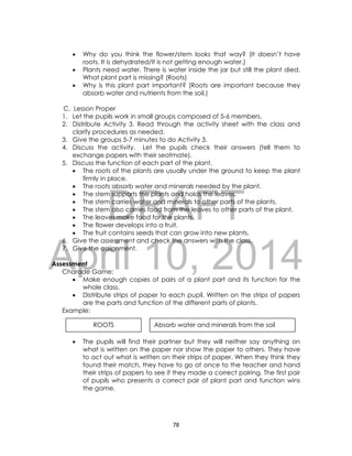 Grade 3 Science Teachers Guide | PDF