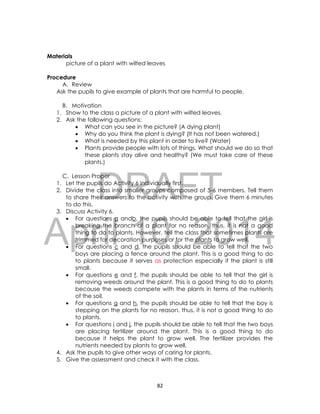 Grade 3 Science Teachers Guide | PDF