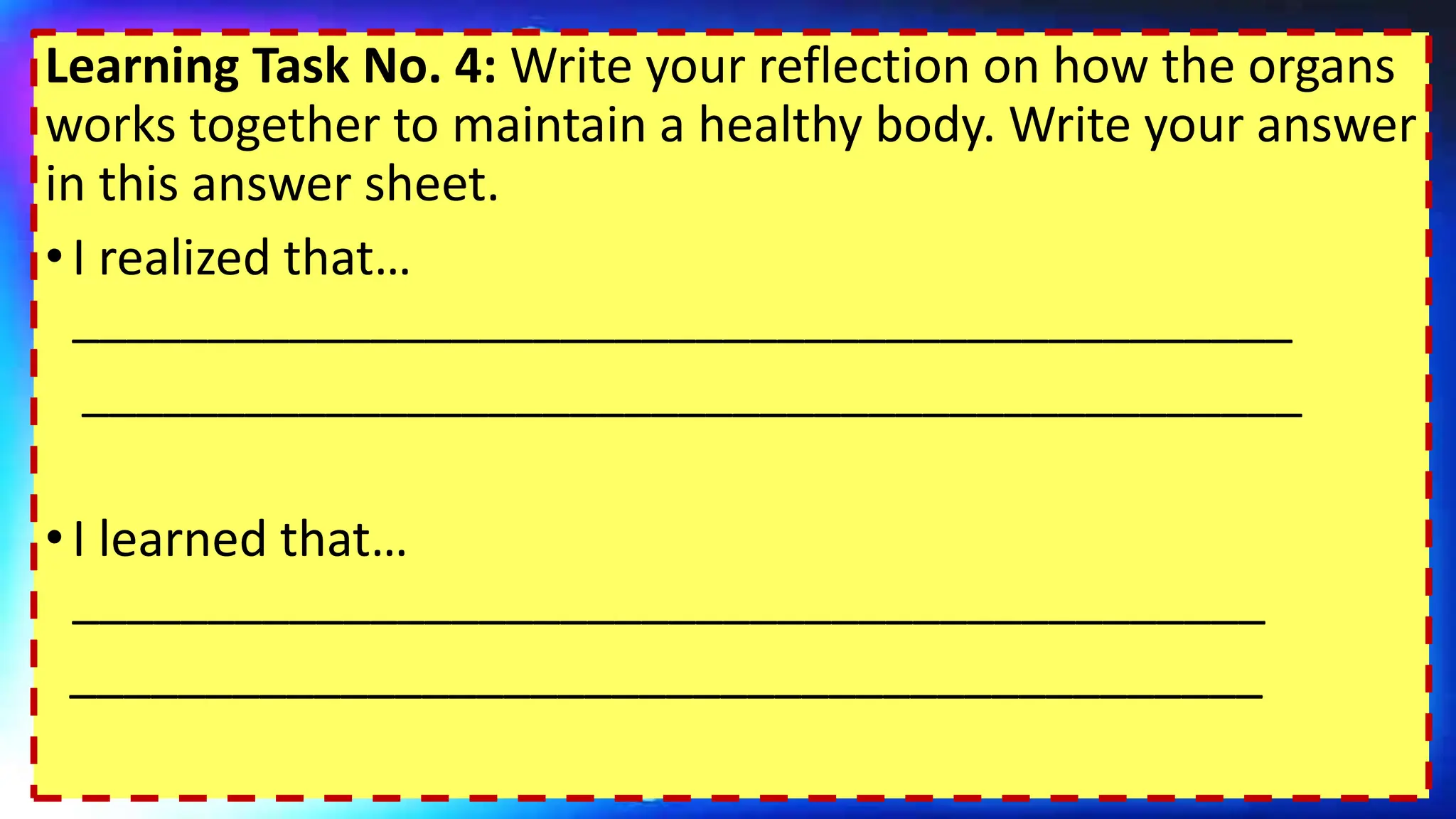 SCIENCE 4- HOW DO BODY ORGANS WORK TOGETHER - QUARTER 2 - WEEK 2.pptx