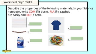 SCIENCE 4 Q1- WEEK 2 DAY 1 Matatag Grade 4 | PPTX