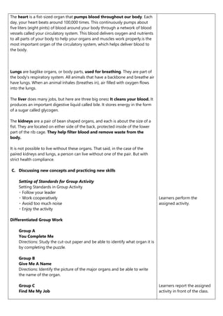 Science4 Q2W1.docx | Lung and Respiratory Health | Diseases and Conditions