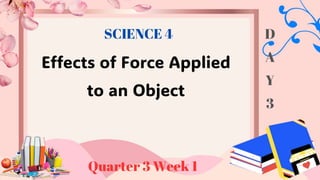 SCIENCE 4 Quarter 3 week 1 powerpoint presentation | PPTX