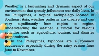 SCIENCE 4 Q4W3 PPT Characteristic of Weather | PPTX