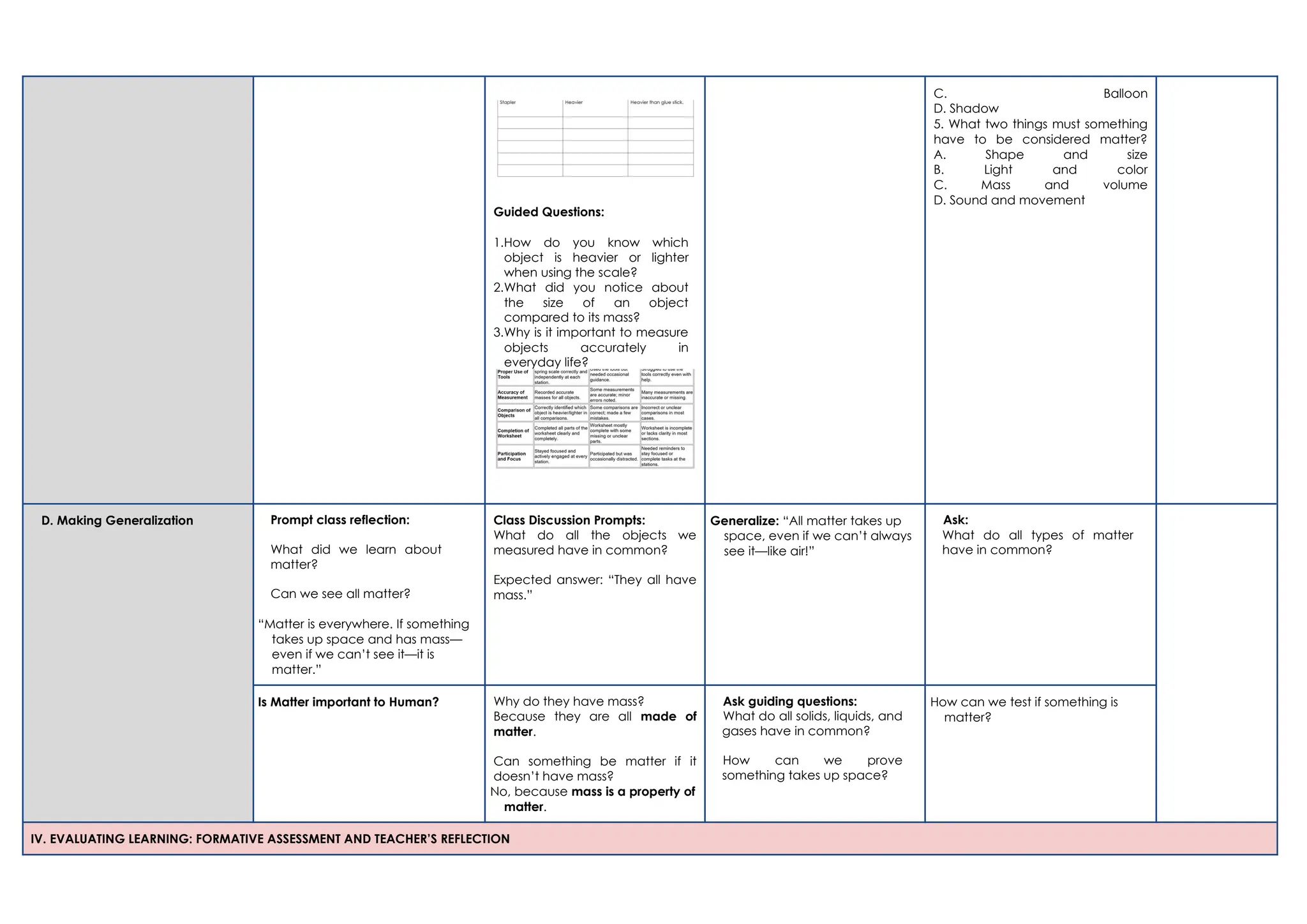 Science 5 Daily Lesson Log Quarter 1 Week 1 | DOCX